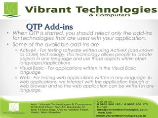 Qtp - Introduction to automation basics | PPT