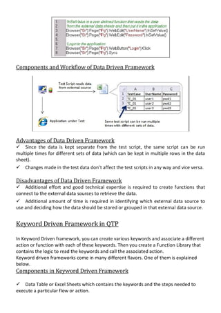 Qtp important frameworks | PDF | Programming Languages | Computing