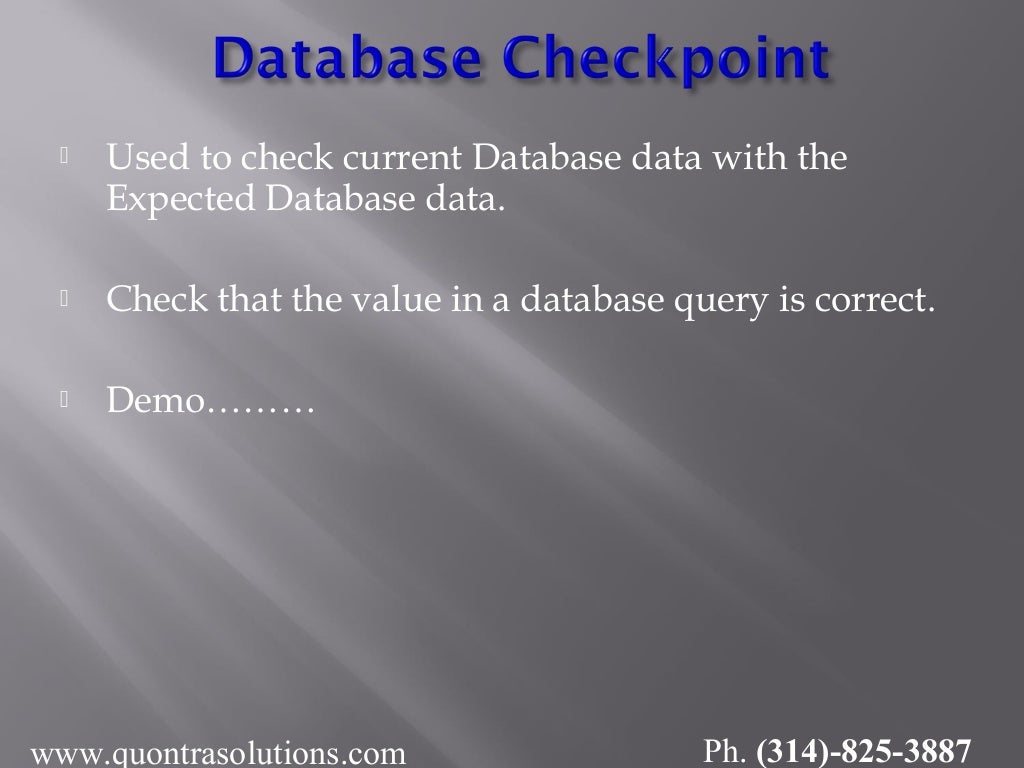 Qtp Manual Testing Tutorials By Quontrasolutions