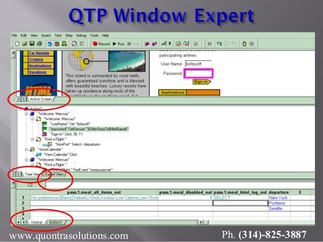 Qtp manual testing tutorials by QuontraSolutions