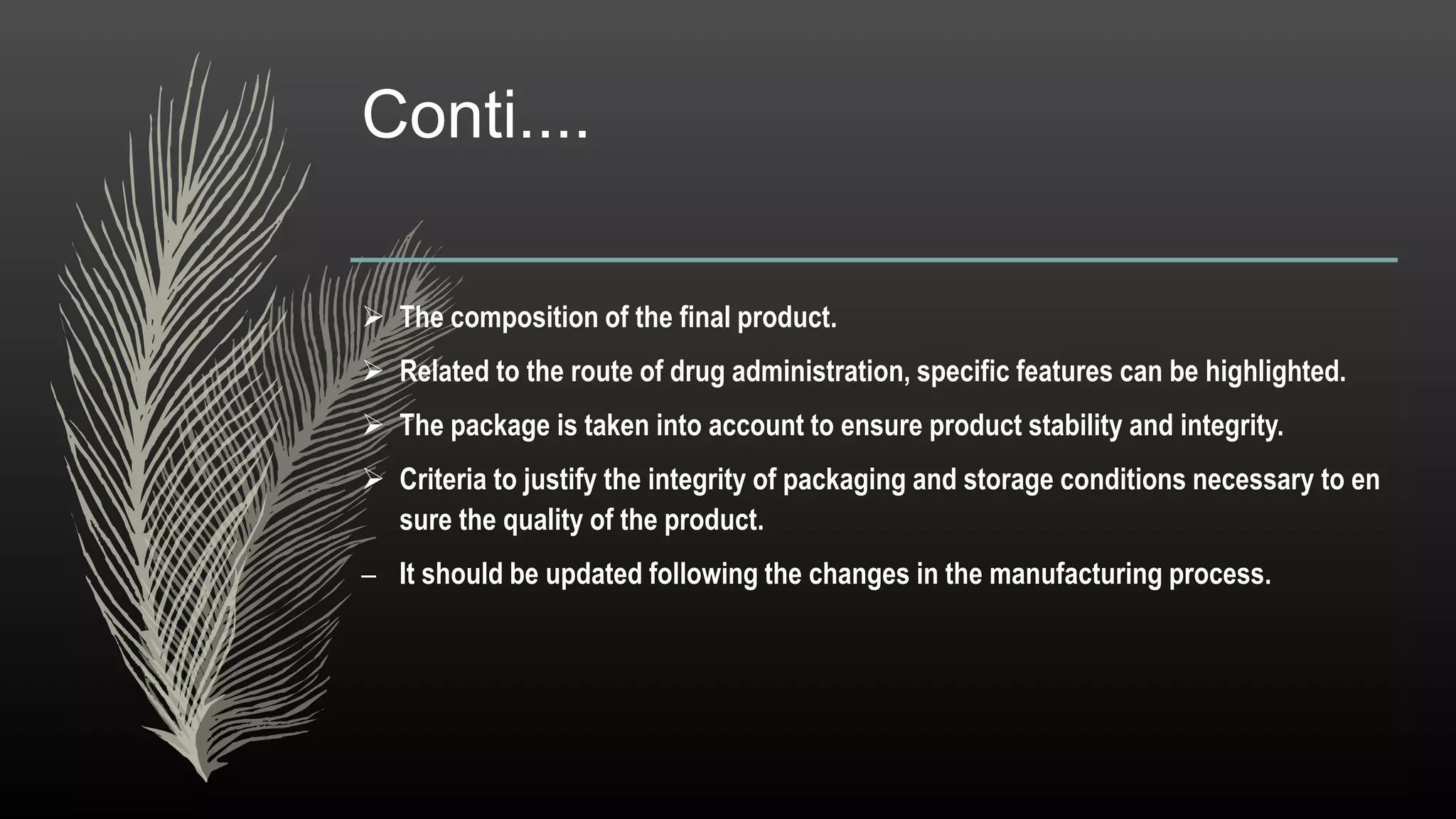 Quality target product profile (QTPP) | PPTX
