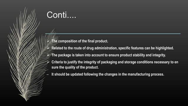 Quality target product profile (QTPP) | PPTX