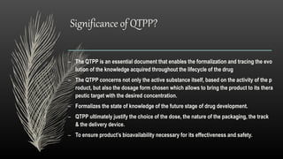 Quality target product profile (QTPP) | PPTX