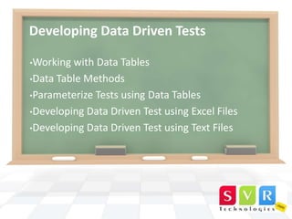 QTP Power Point Presentation | PPTX | Web Development | Internet