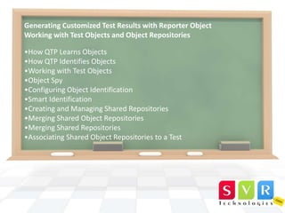 QTP Power Point Presentation | PPTX | Web Development | Internet