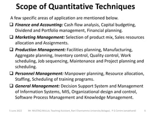 Quantitative Techniques - Introductions PPT.pptx