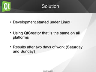 Qt presentation | PPT