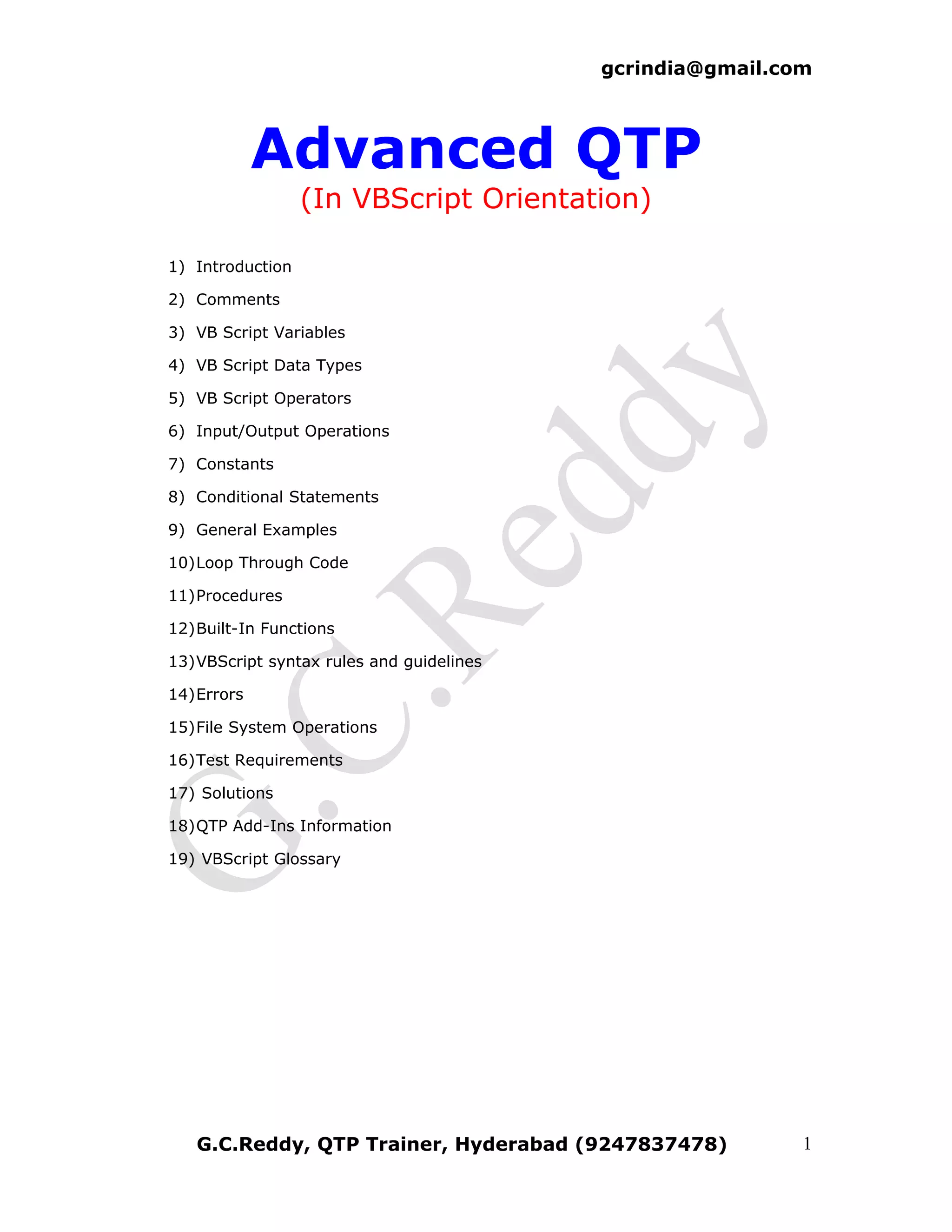 Qtp Scripts Pdf 