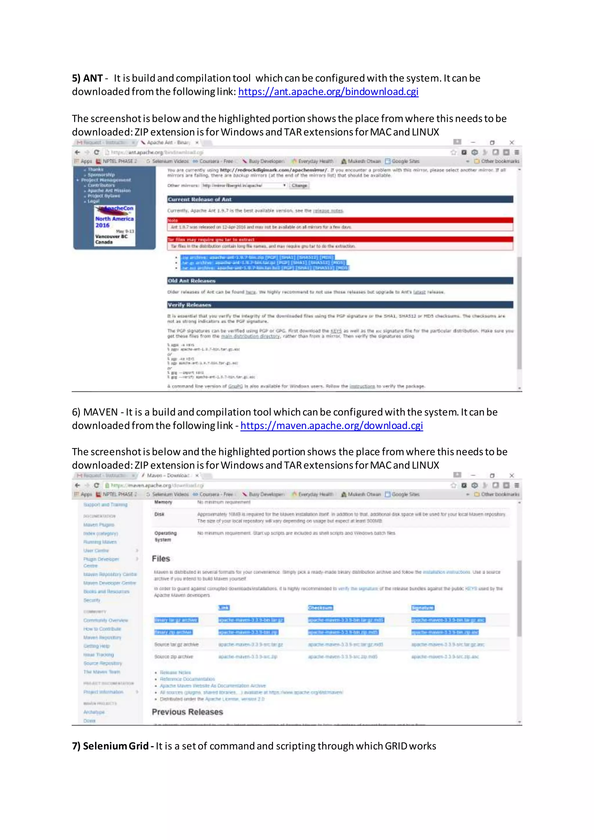 Qtp selenium Course Instructions & Installation Steps | PDF