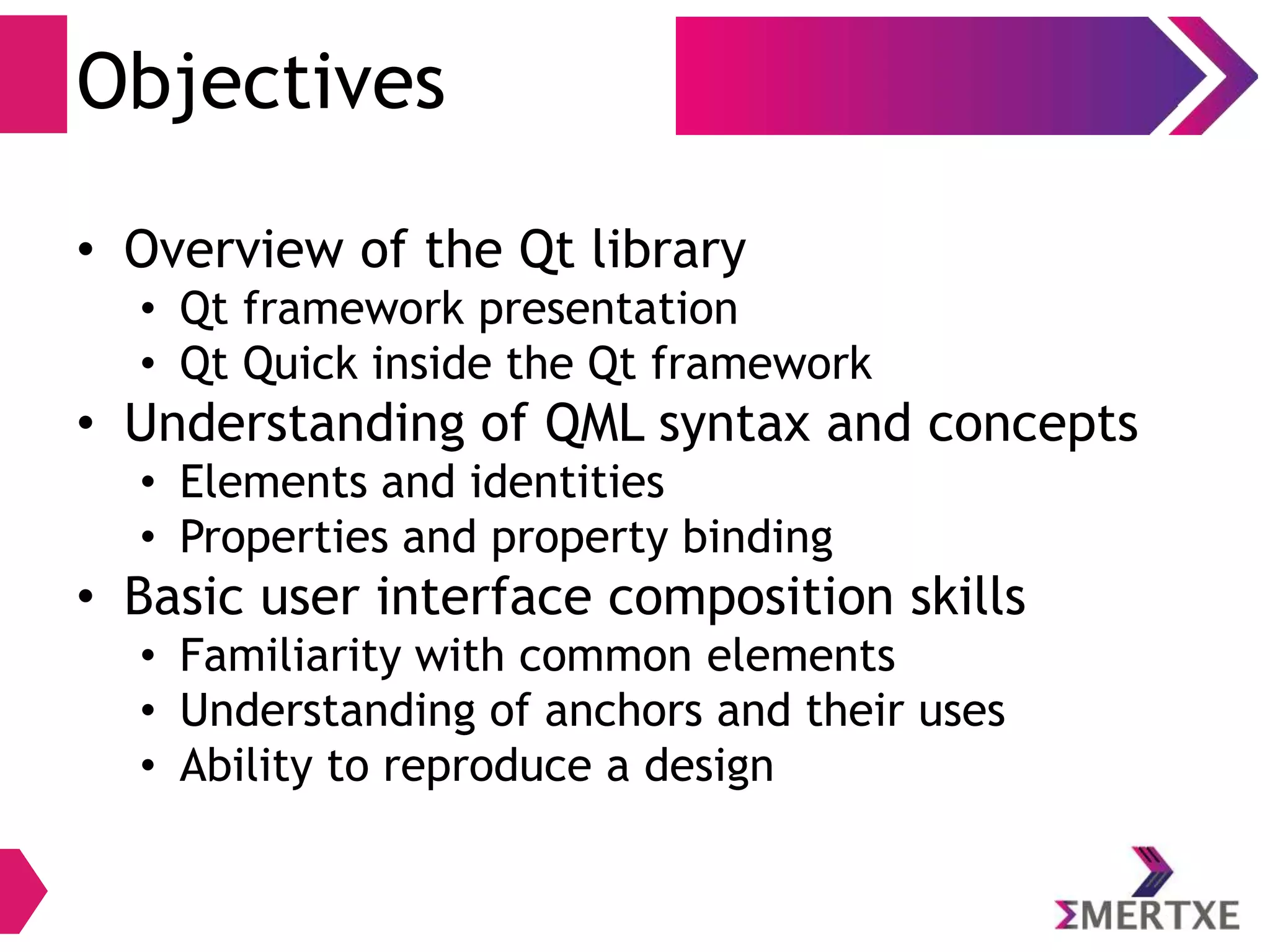 Ui Programming With Qt Quick And Qml Ppt