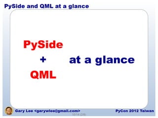 Qt Quick GUI Programming with PySide | PPT
