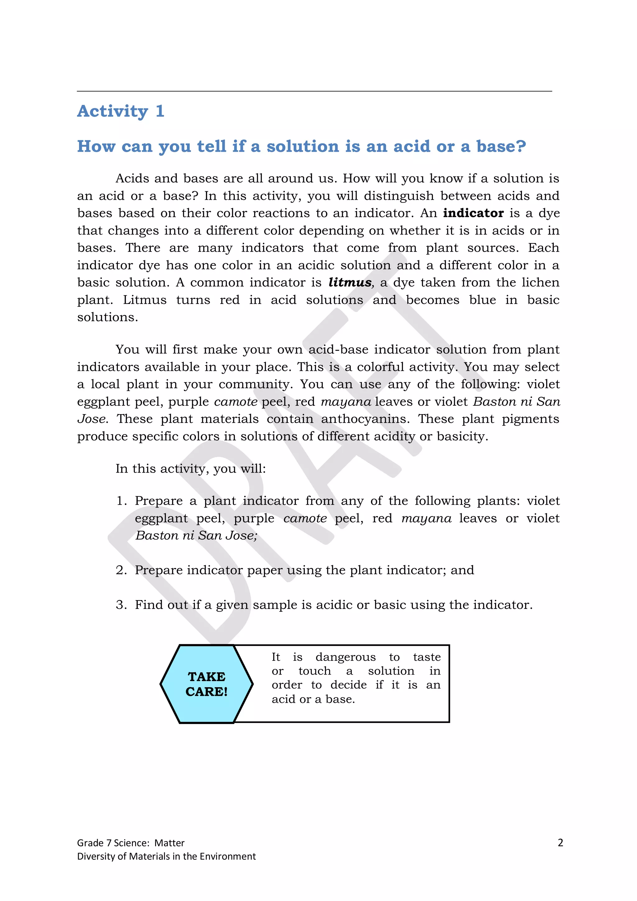 Qtr1 module2 acids & bases revised april 4 | PDF