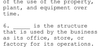 FUNDAMENTALS OF ACCOUNTING II qtr1 quiz1.pptx