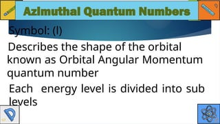General Chemistry 1-QTR2 WEEK1-Quantum Numbers | PPT