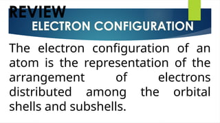 General Chemistry 1-QTR2 WEEK1-Quantum Numbers | PPTX