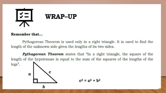 SIMILARITY OF TRIANGLES & PYTHAGOREAN THEOREM | PPT