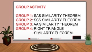 SIMILARITY OF TRIANGLES & PYTHAGOREAN THEOREM | PPTX