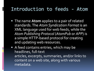 Dexxter's QT feed reader | PPTX