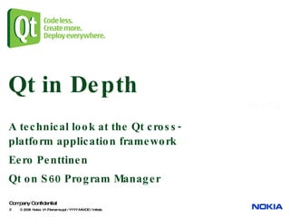 Qt S60 Technical Presentation Fn Stripped | PPT