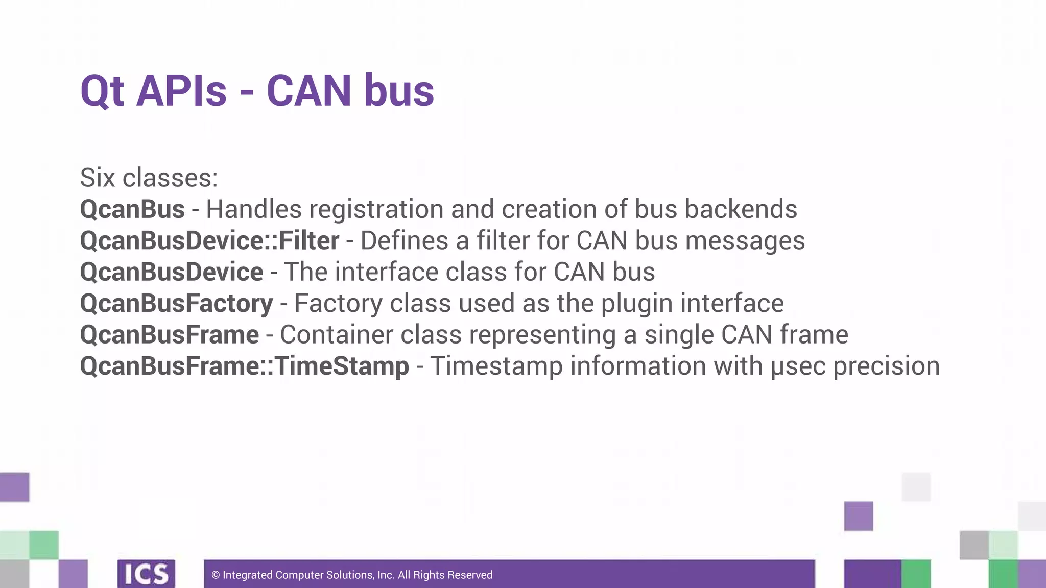 [Webinar] QtSerialBus: Using Modbus and CAN bus with Qt | PDF