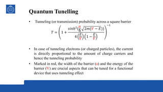 Quantum Tunneling Sensors | PPTX