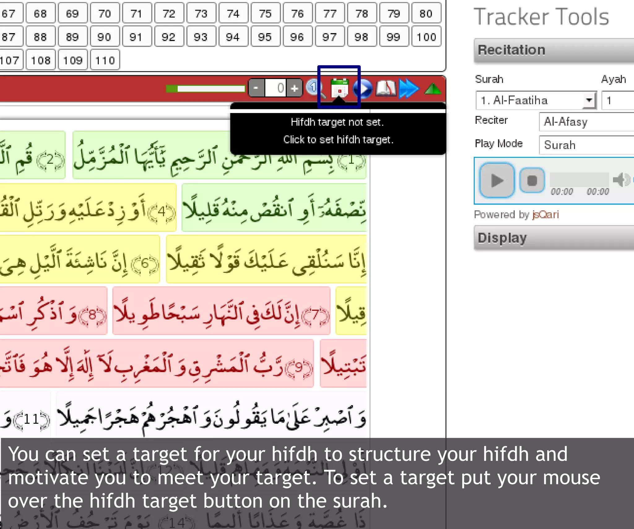 QuranTracker - Hifdh Targets | ODP