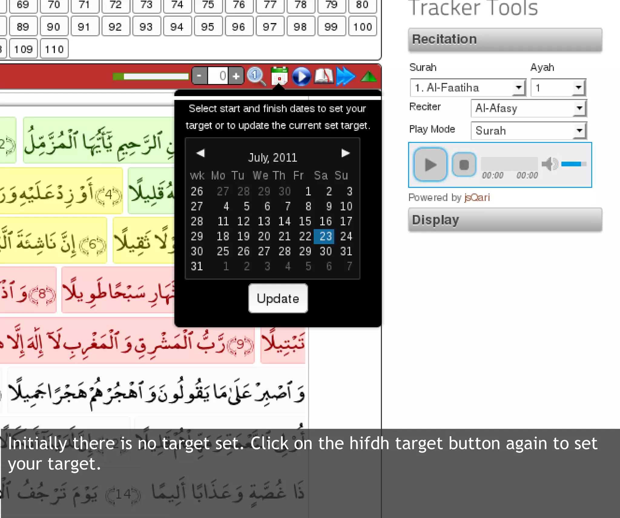 QuranTracker - Hifdh Targets | ODP