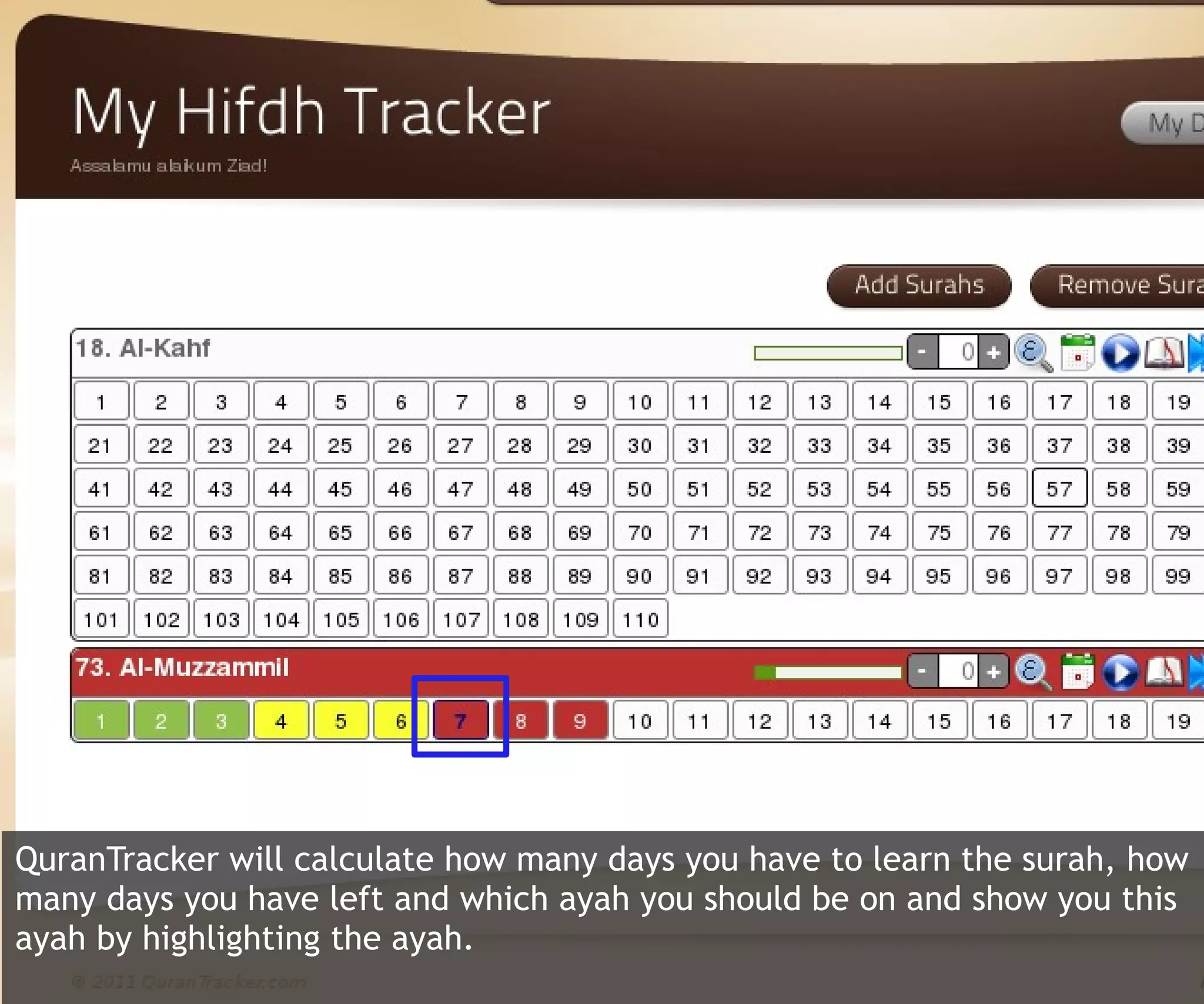 QuranTracker - Hifdh Targets | ODP