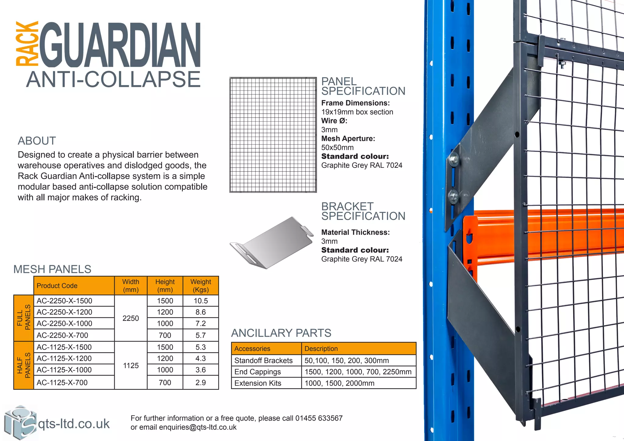 Qts rack guardian anti collapse- technical specification | PDF