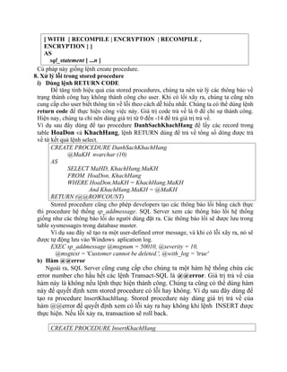 Qtu.vn sql - chuong 7 | DOC