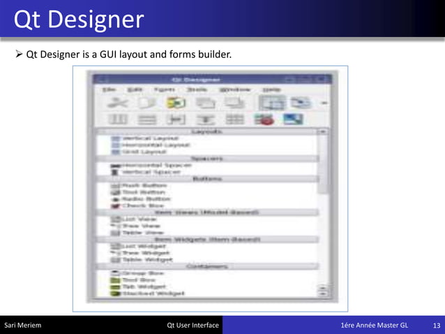 Qt user interface | PPTX