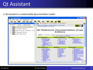 Qt user interface | PPT