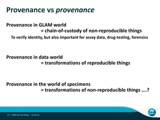 Prov and real things | PPT