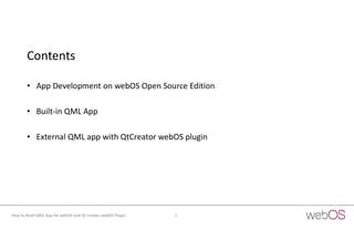 Qtws19 how-to-build-qml-app-for-webos | PDF | Web Development | Internet