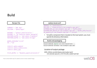 Qtws19 how-to-build-qml-app-for-webos | PDF | Web Development | Internet