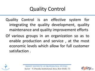 Production &Operations Management | PPTX | Manufacturing Industry ...