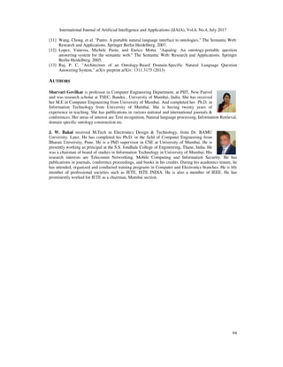 QUESTION ANSWERING SYSTEM USING ONTOLOGY IN MARATHI LANGUAGE | PDF