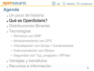 ¿Qué es OpenSolaris? | PDF