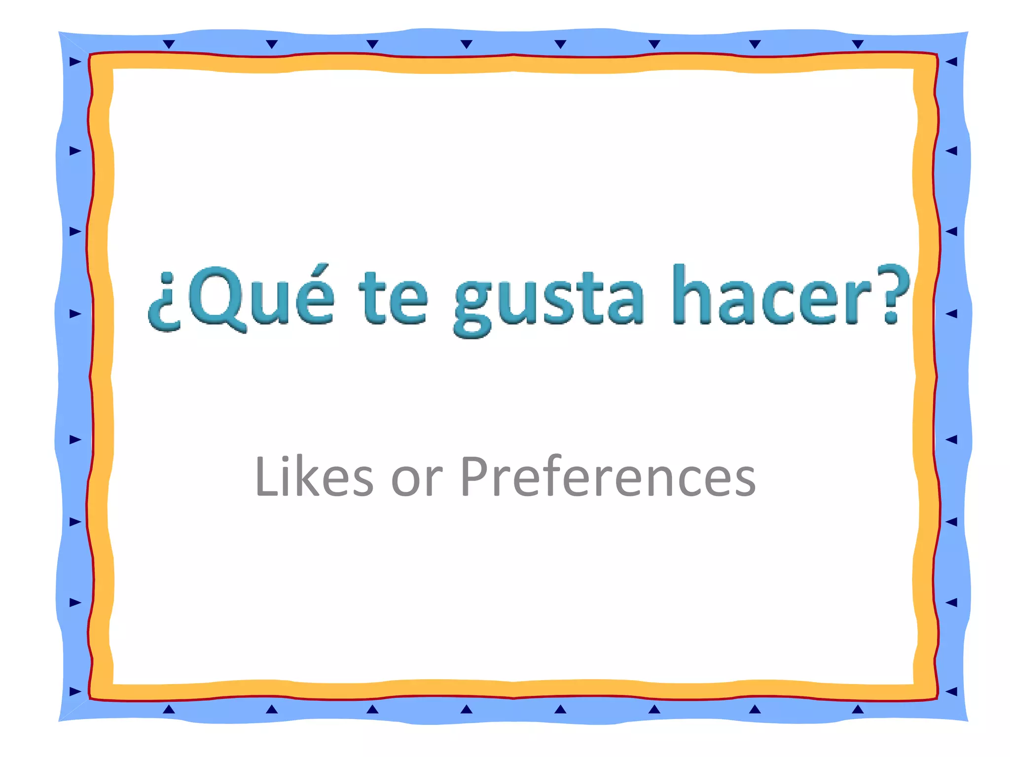 ¿Qué te gusta hacer? | PPT