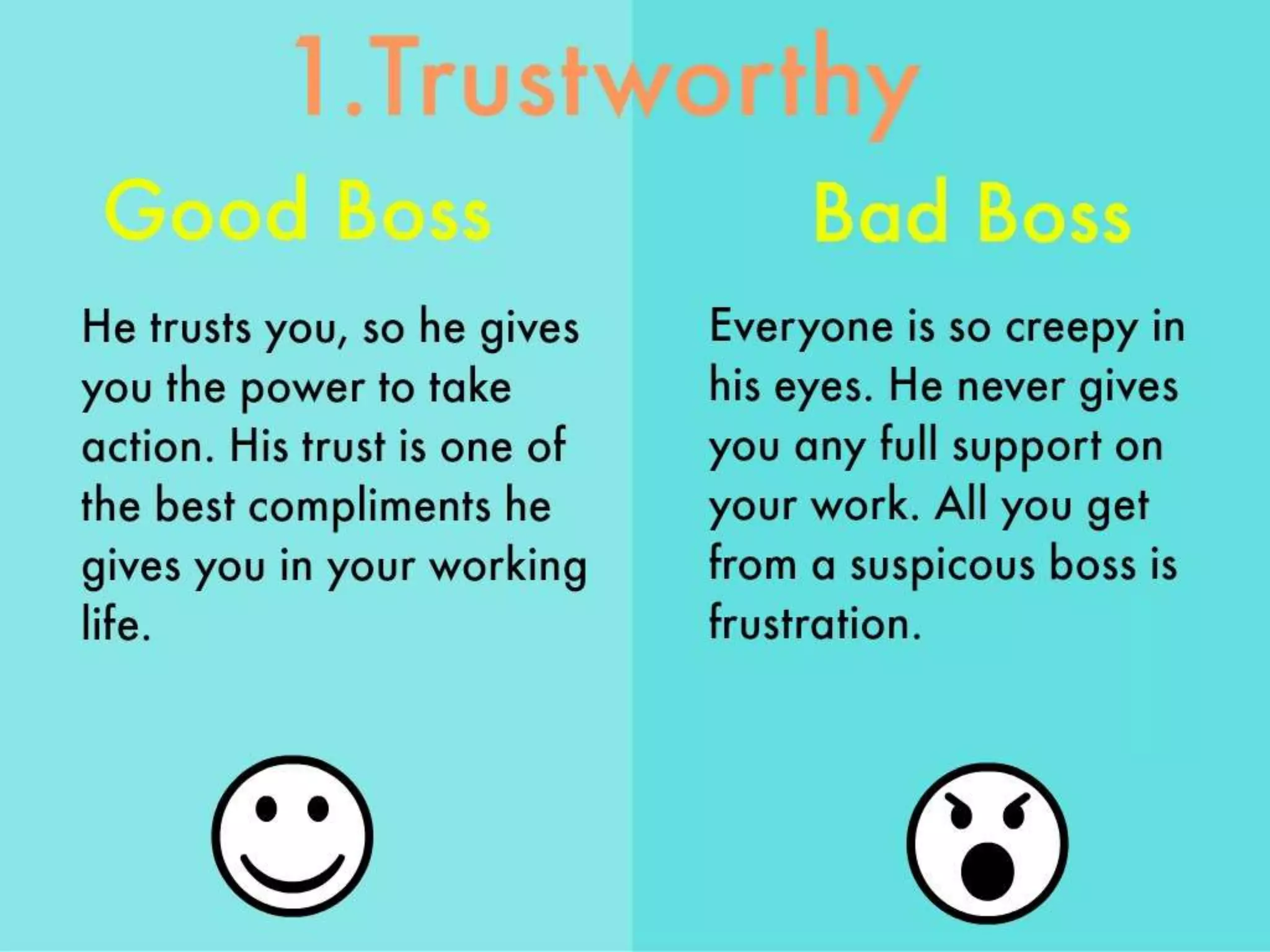 Good boss and bad boss | PPT