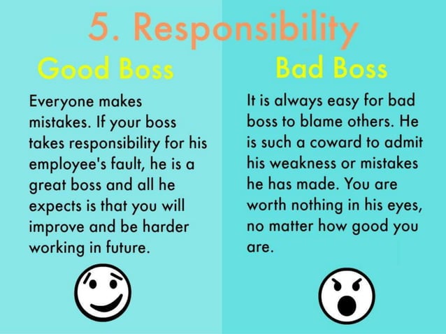 Good boss and bad boss | PPTX
