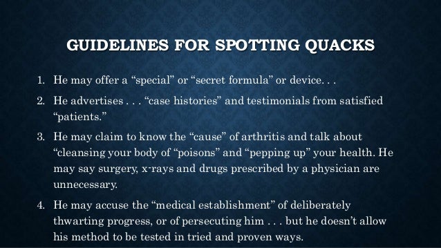 Quackery