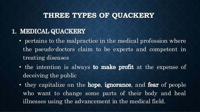 Quackery