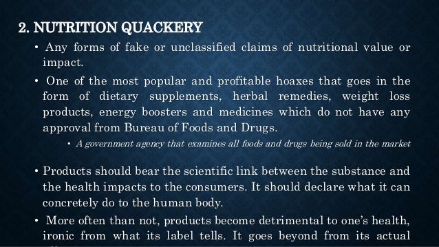 Nutrition Quackery Examples Products – Besto Blog