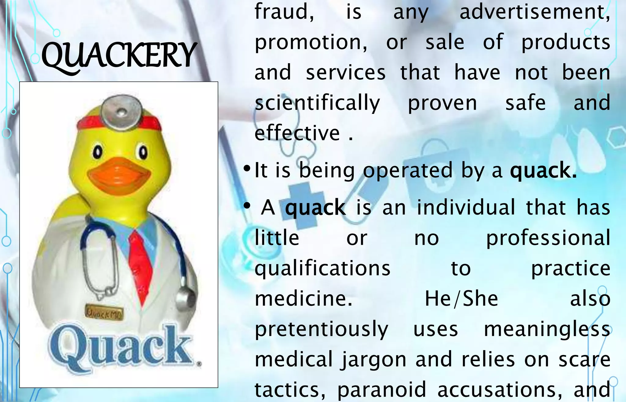 quackery health 10.pptx