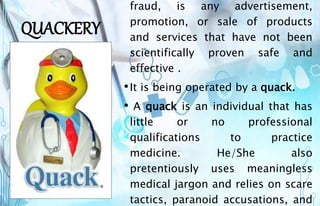 quackery health 10.pptx