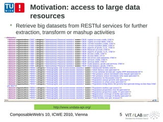 Context, Quality and Relevance: Dependencies and Impacts on RESTful Web Services Design | PPT