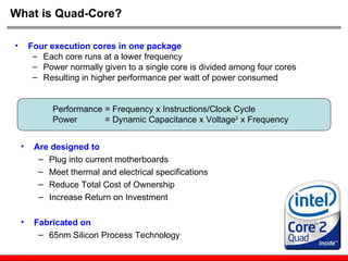 Quad Core Processors - Technology Presentation | PPT