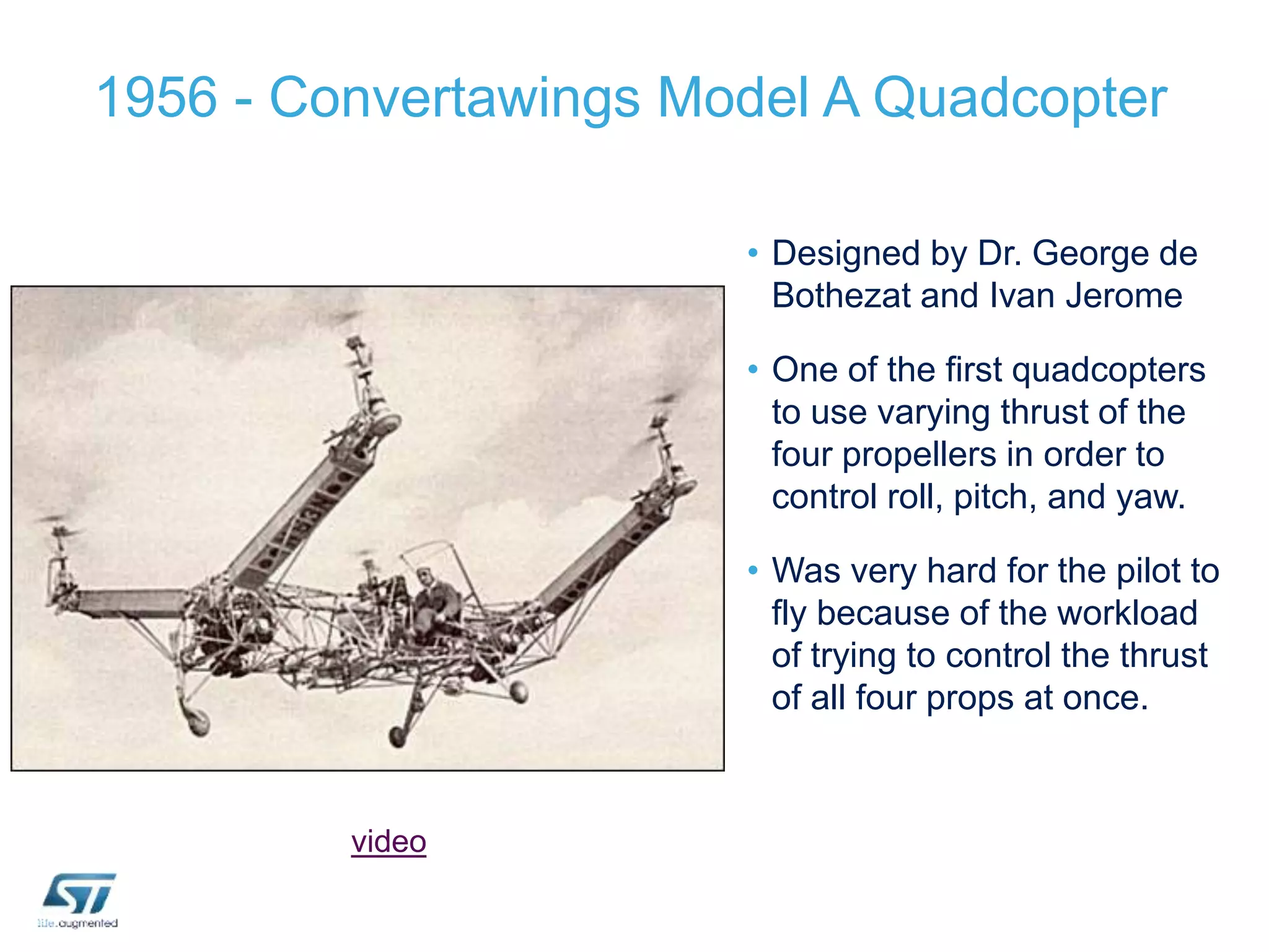Introduction to Quad-copters, Drones | PPTX