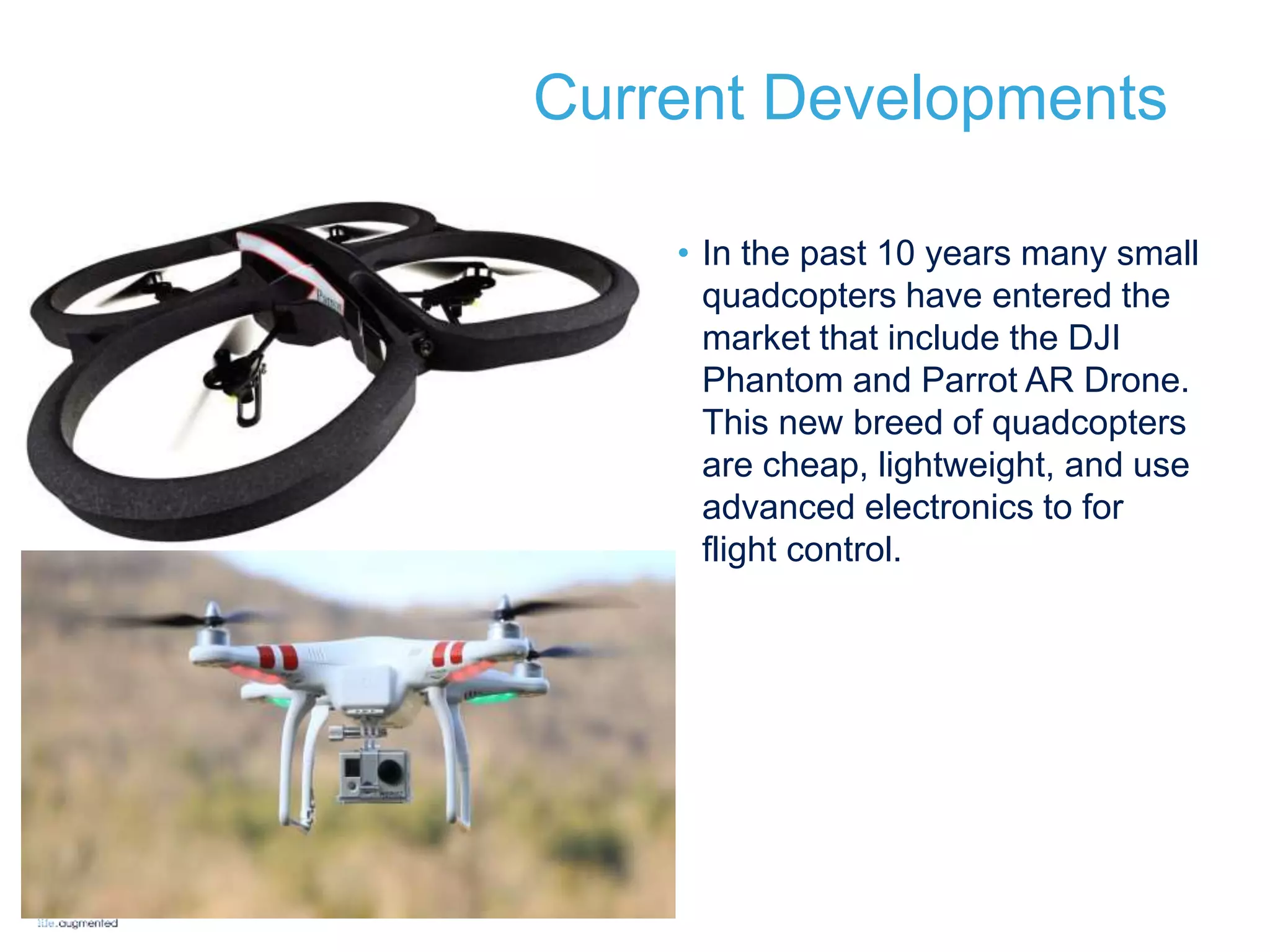 Introduction to Quad-copters, Drones | PPTX